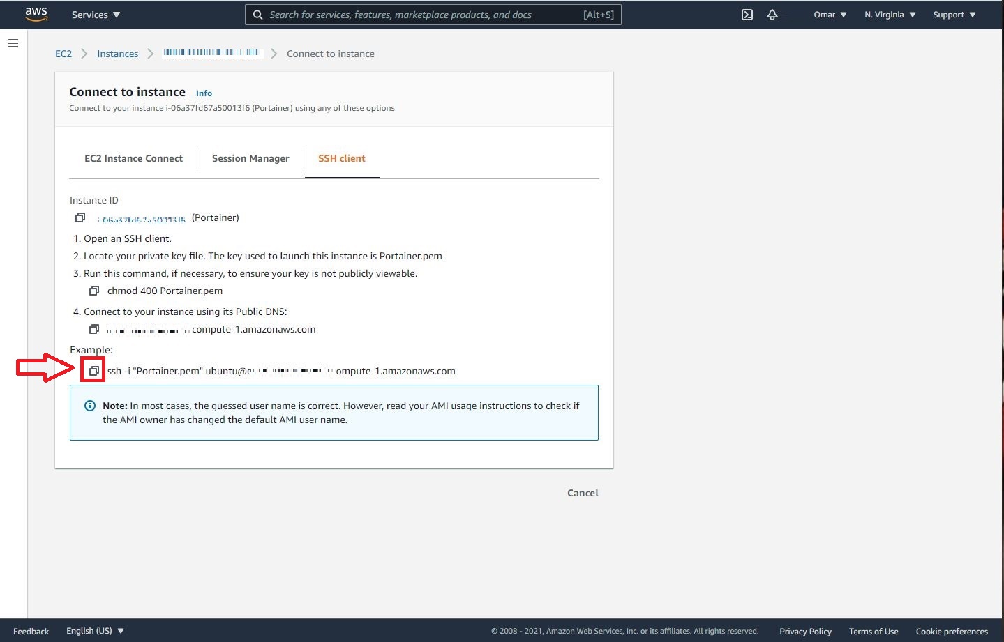 SSH into Ubuntu Instance - Learn With Omar SSH into Ubuntu Instance - Learn With Omar