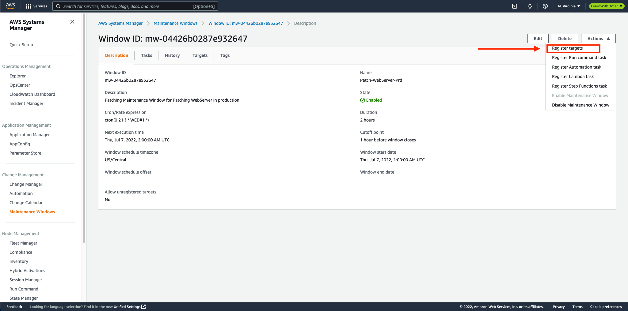 Patching Model Using Aws Systems Manager Patch Manager Learn With Omar