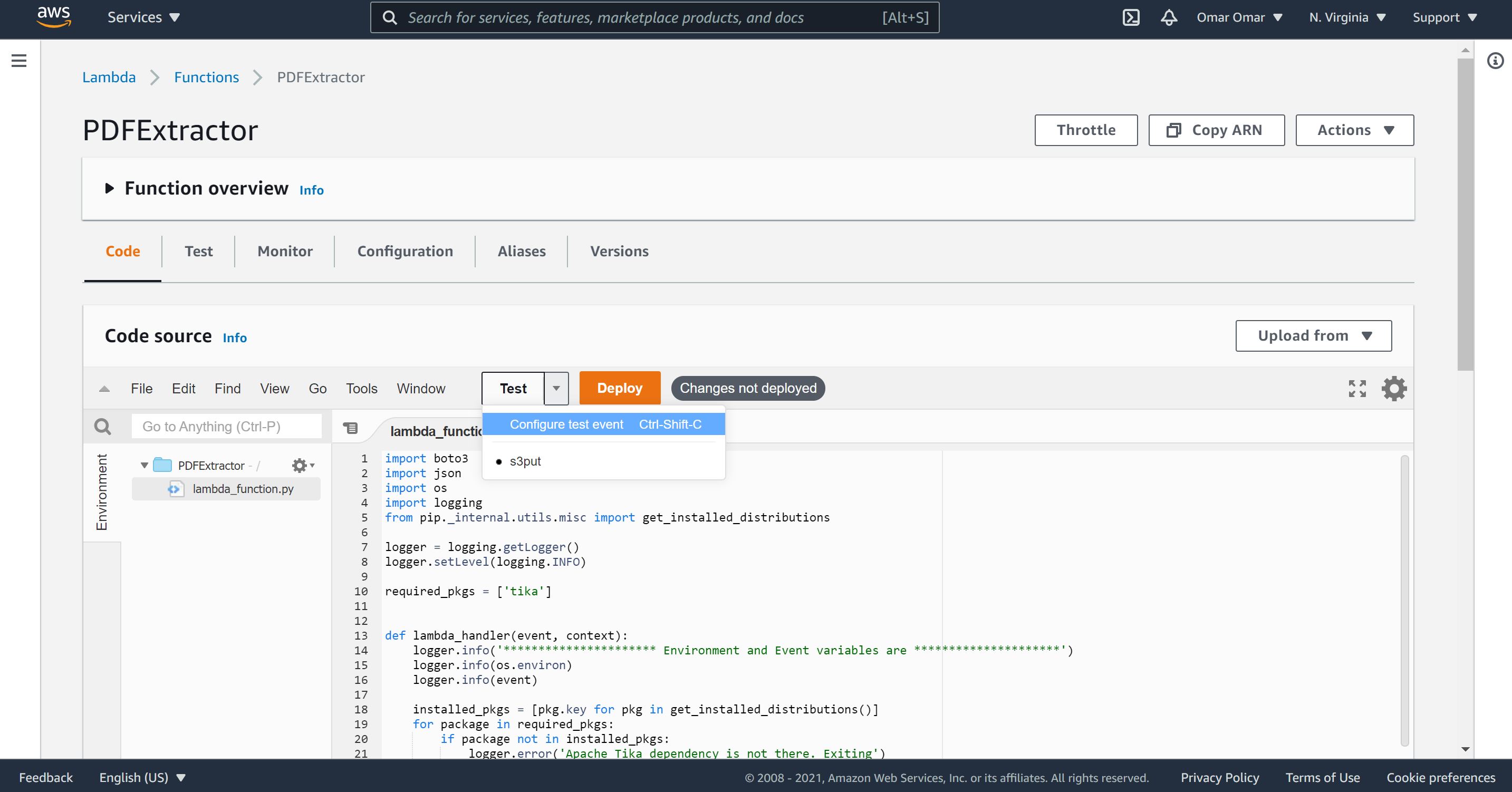 AWS Lambda Custom Layers and a Lambda Function in Python - Learn With Omar AWS Lambda Custom Layers and a Lambda Function in Python - Learn With Omar